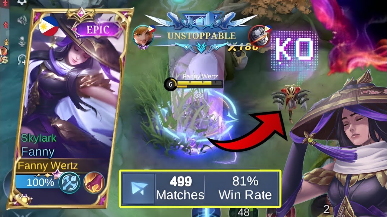 MY FORMER GLOBAL 1 FANNY 500 Matches 81% Ranked Win Rate Account ...