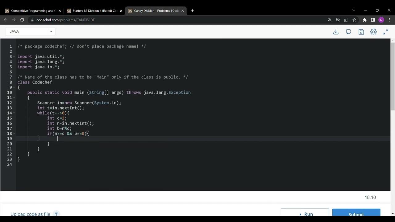 Candy Division ||starters82 Problem CodeChef #coding # ...