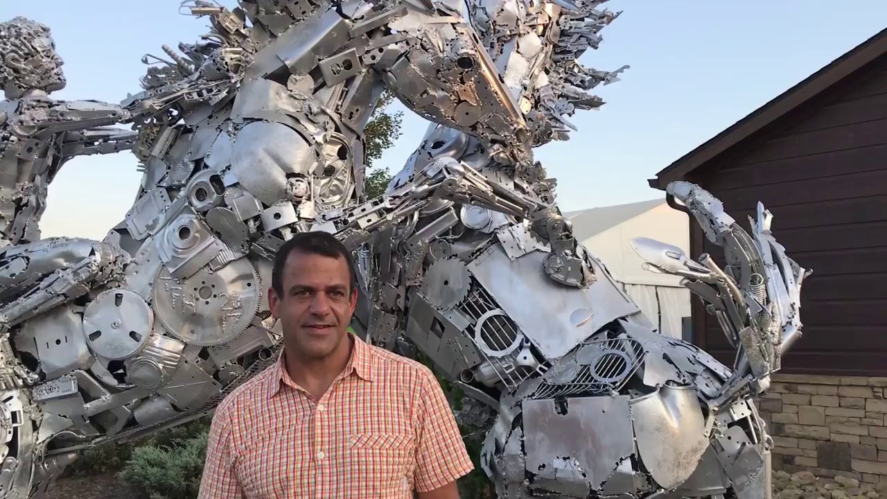 WEG2018 Interviewing Horse Sculpture Artist Thomas Humphries and ...