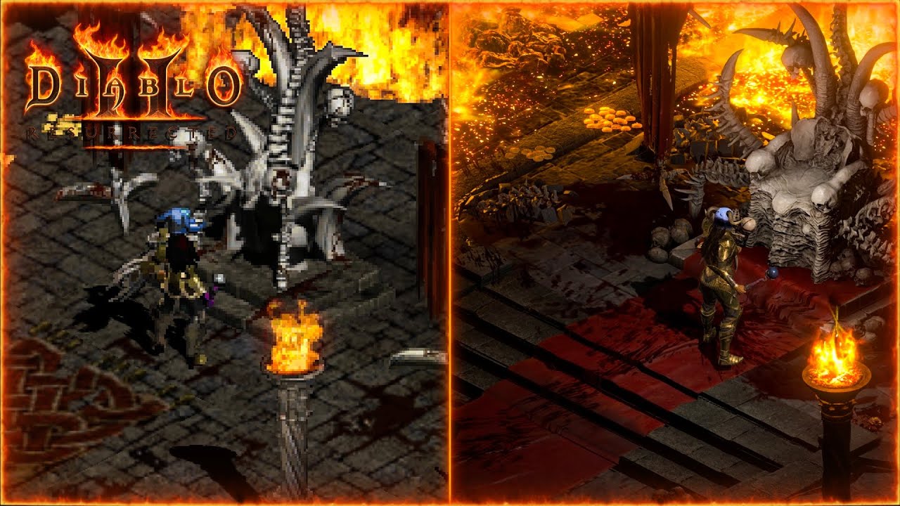 Diablo 2 Resurrected Andariel's Throne Room - YouTube