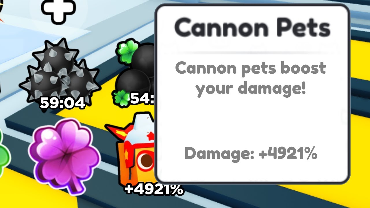 I Got INSANE CANNON PETS Boost & This Happened.. in Pet Simulator 99 ...