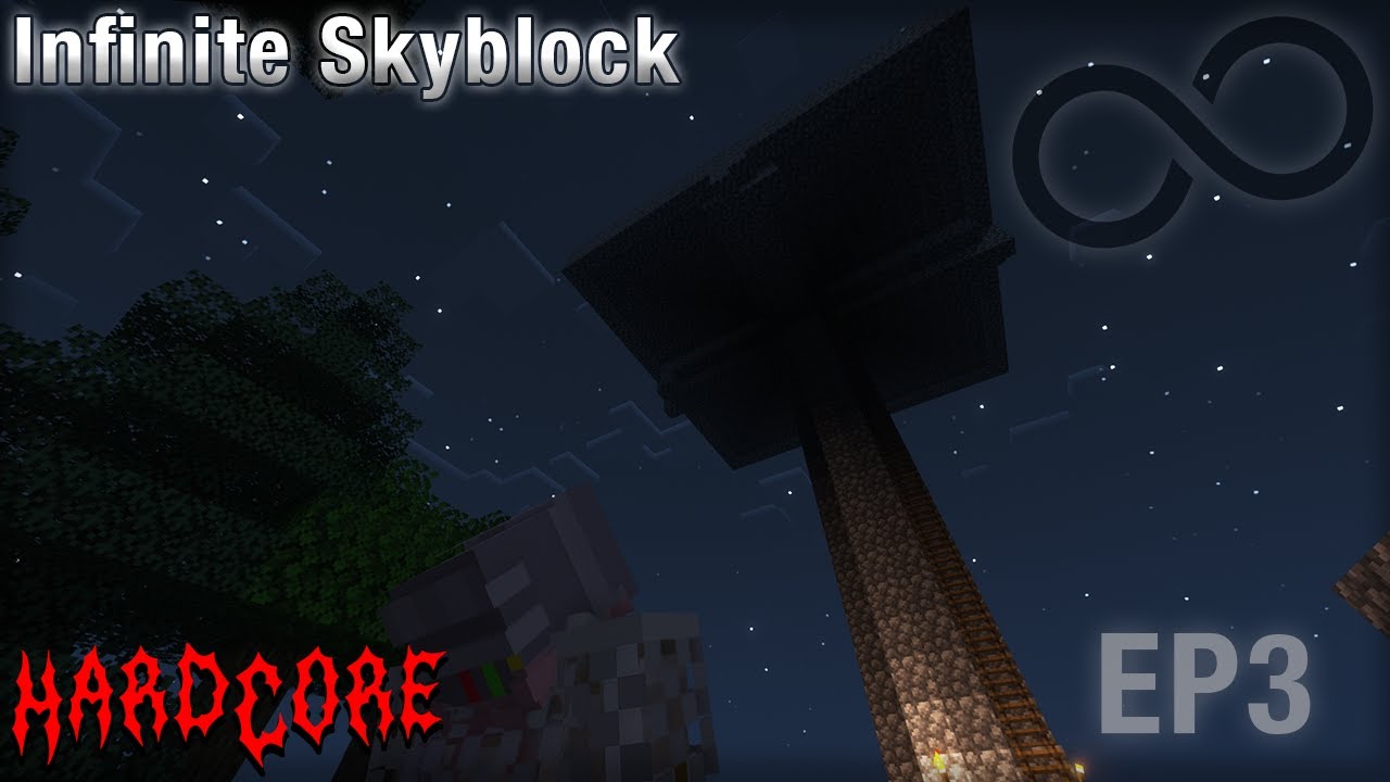 HardCore Minecraft Infinite Skyblock | Upgrades! | Episode 3 - YouTube