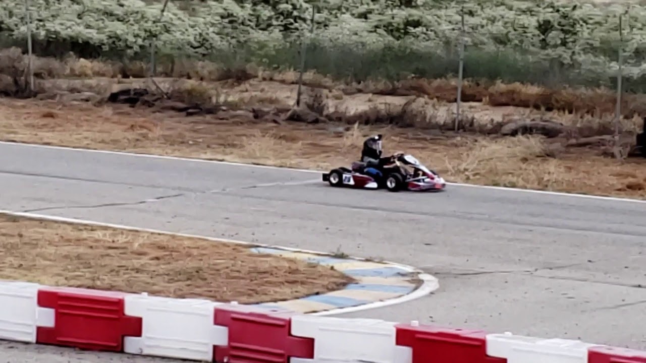 Nathan at apex karting track - YouTube