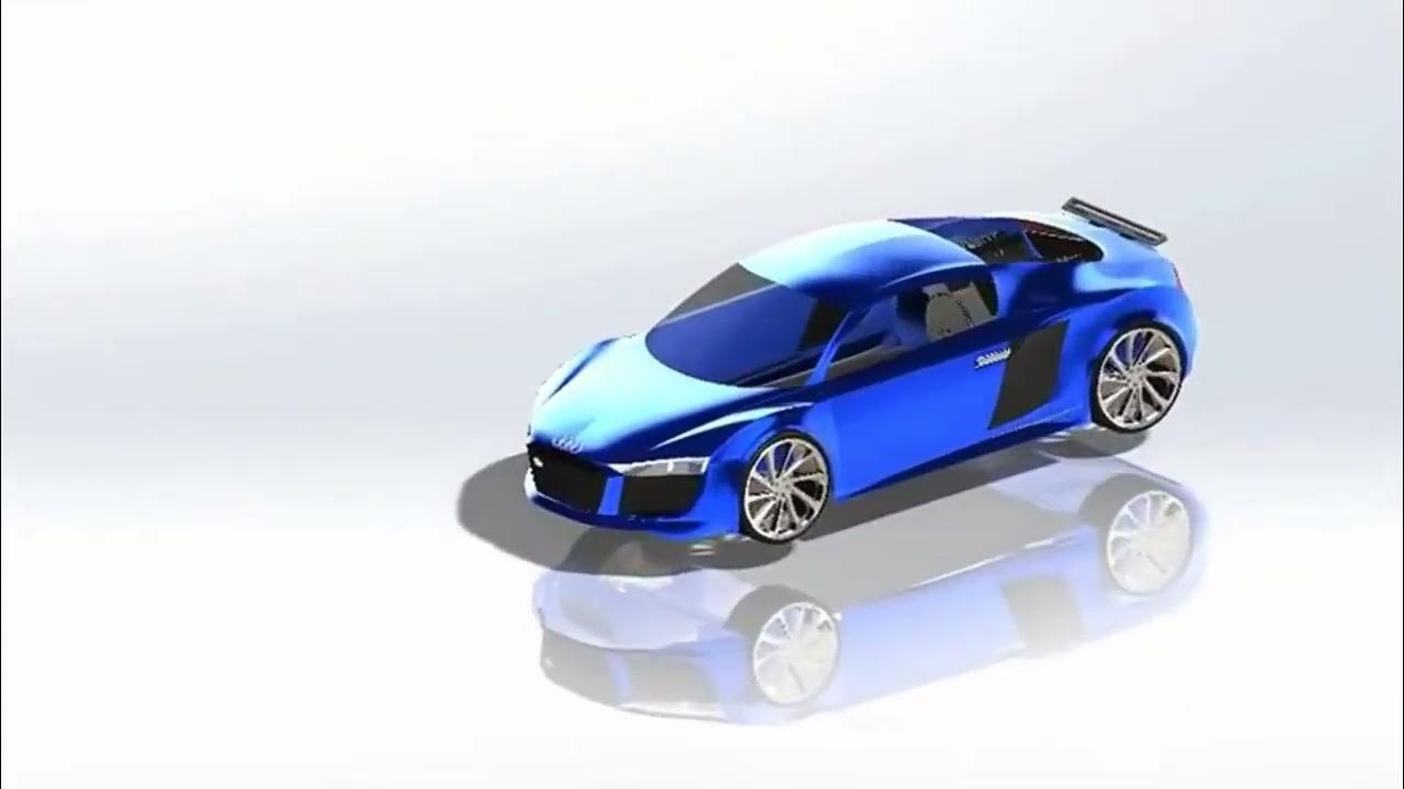 Audi r8 | Aprende CAD XD - YouTube
