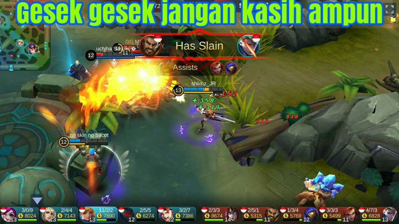 Menit 5 sudah mendapatkan MONSTER KILL || MLBB INDONESIA - YouTube