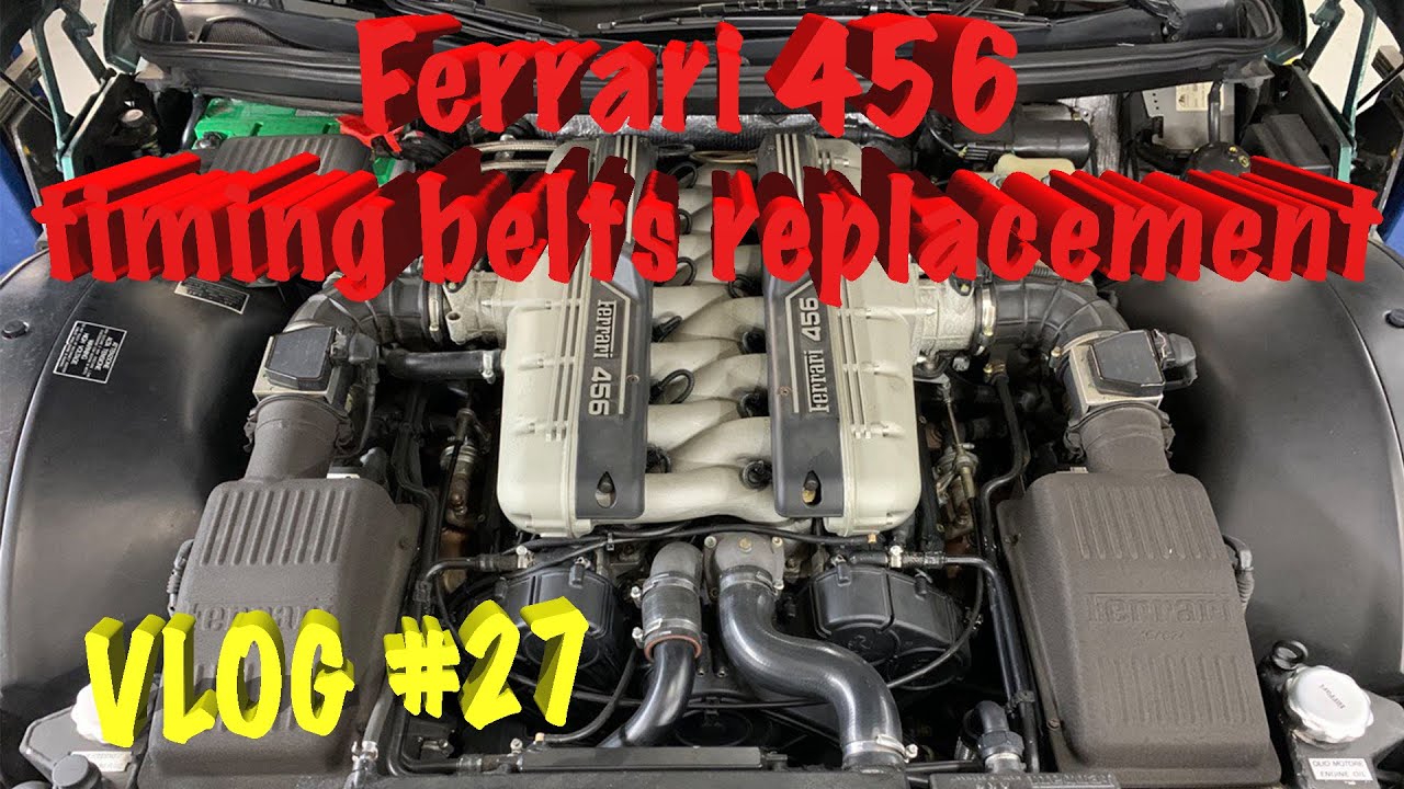Ferrari 456 Timing belts replacement, McLaren570S Parking brake switch ...