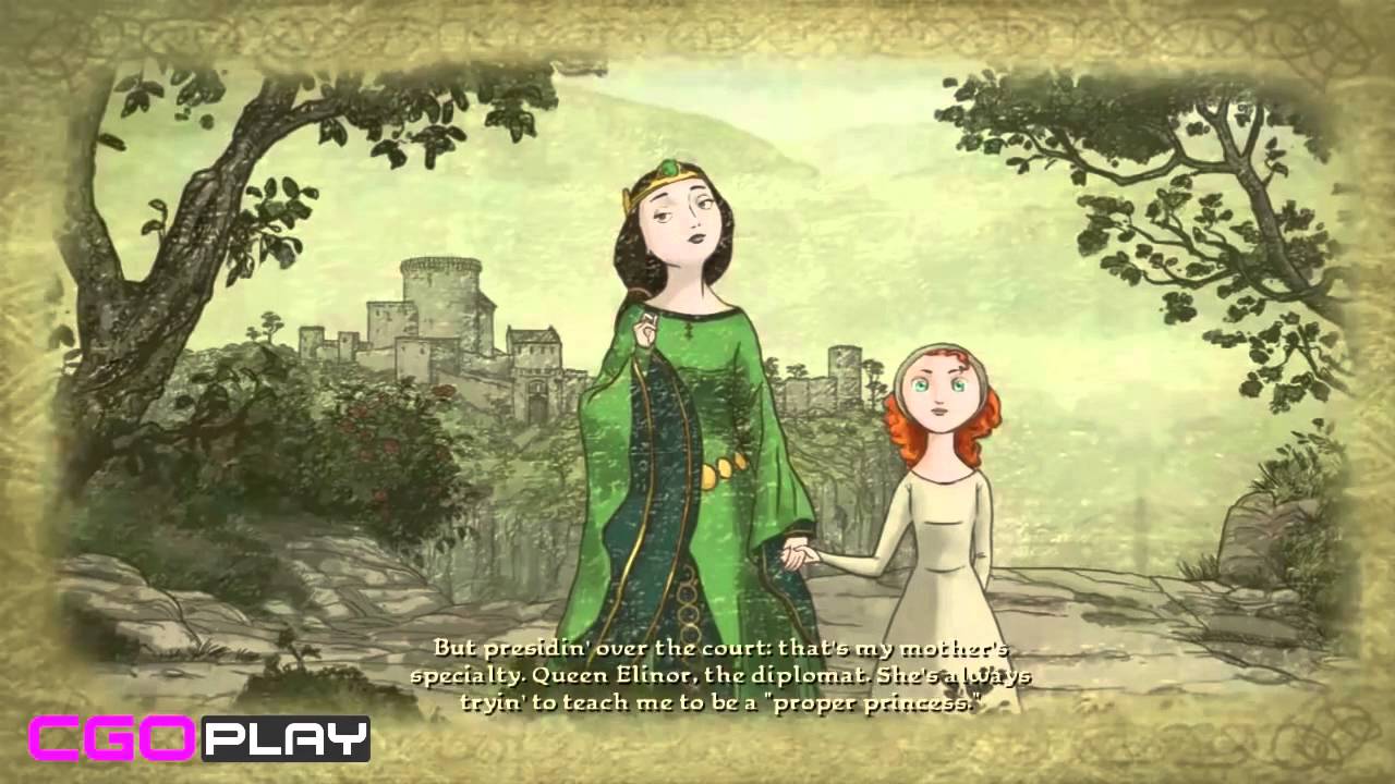 ♥ Disney Princess Merida Brave Video Game Walkthrough PART 1 Part 2 HD ...