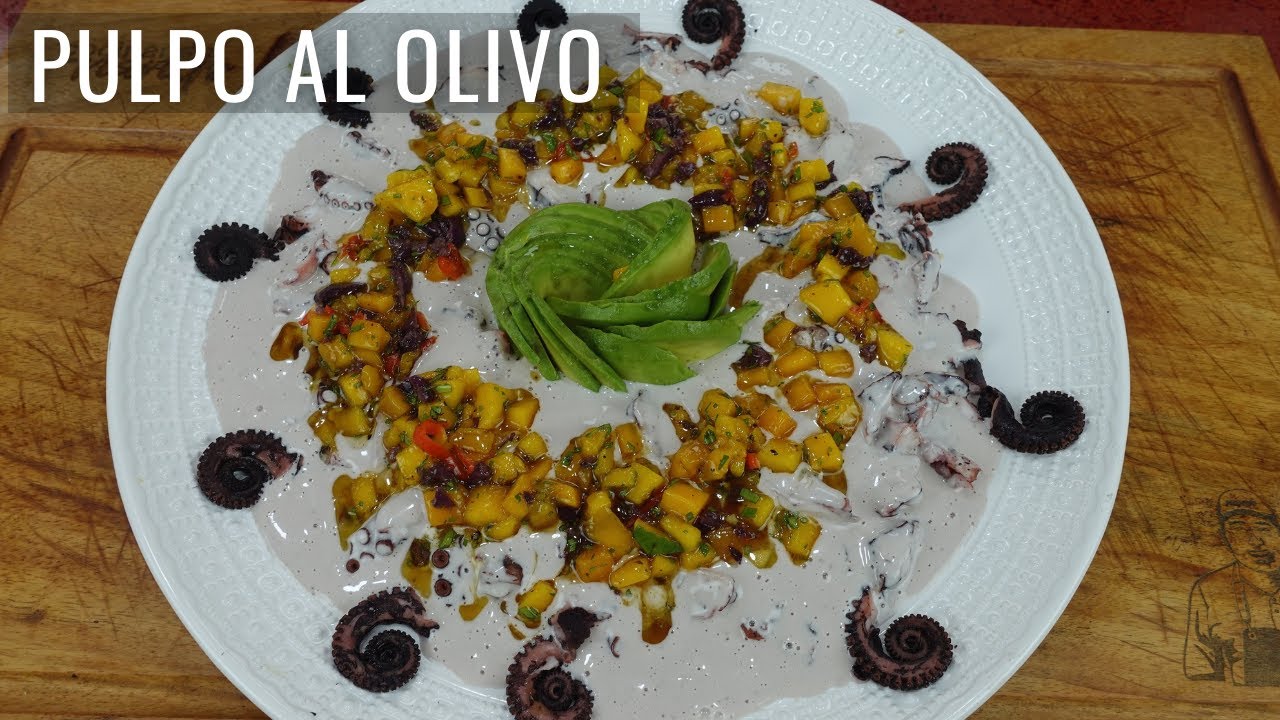 Te enseño a preparar Pulpo al Olivo | Paso a Paso - YouTube