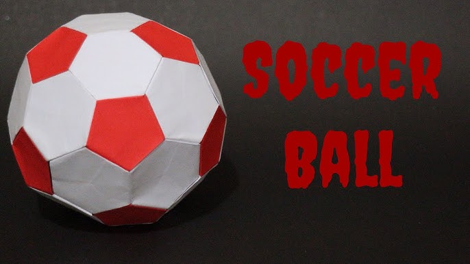 Origami Soccer Ball Paper Size 3D Origami Soccer Ball Printable