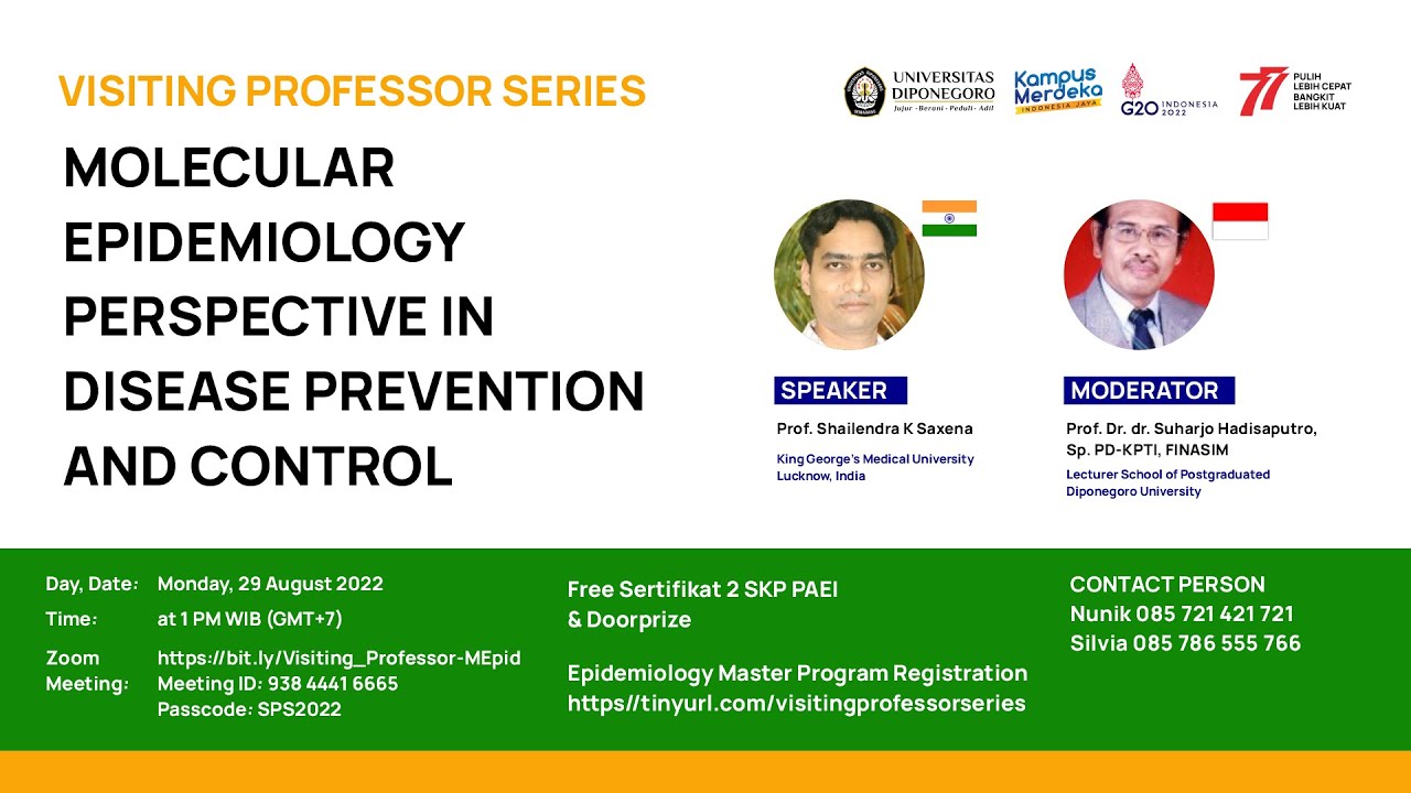 (Visiting Professor Series) Molecular Epidemiology Perspective in ...