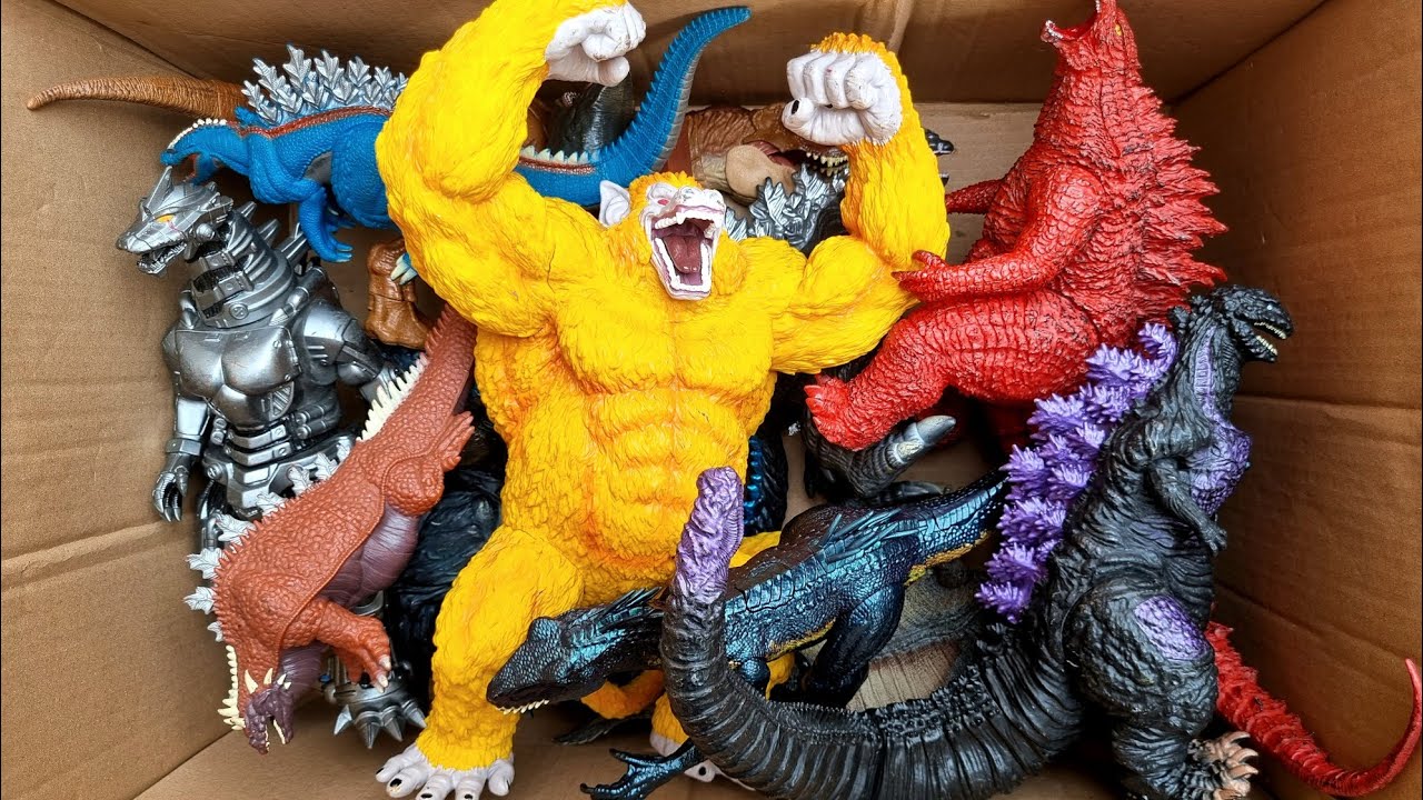 Godzilla vs Kong Toy/Godzilla Action Figure/Unboxing Godzilla Toy ...
