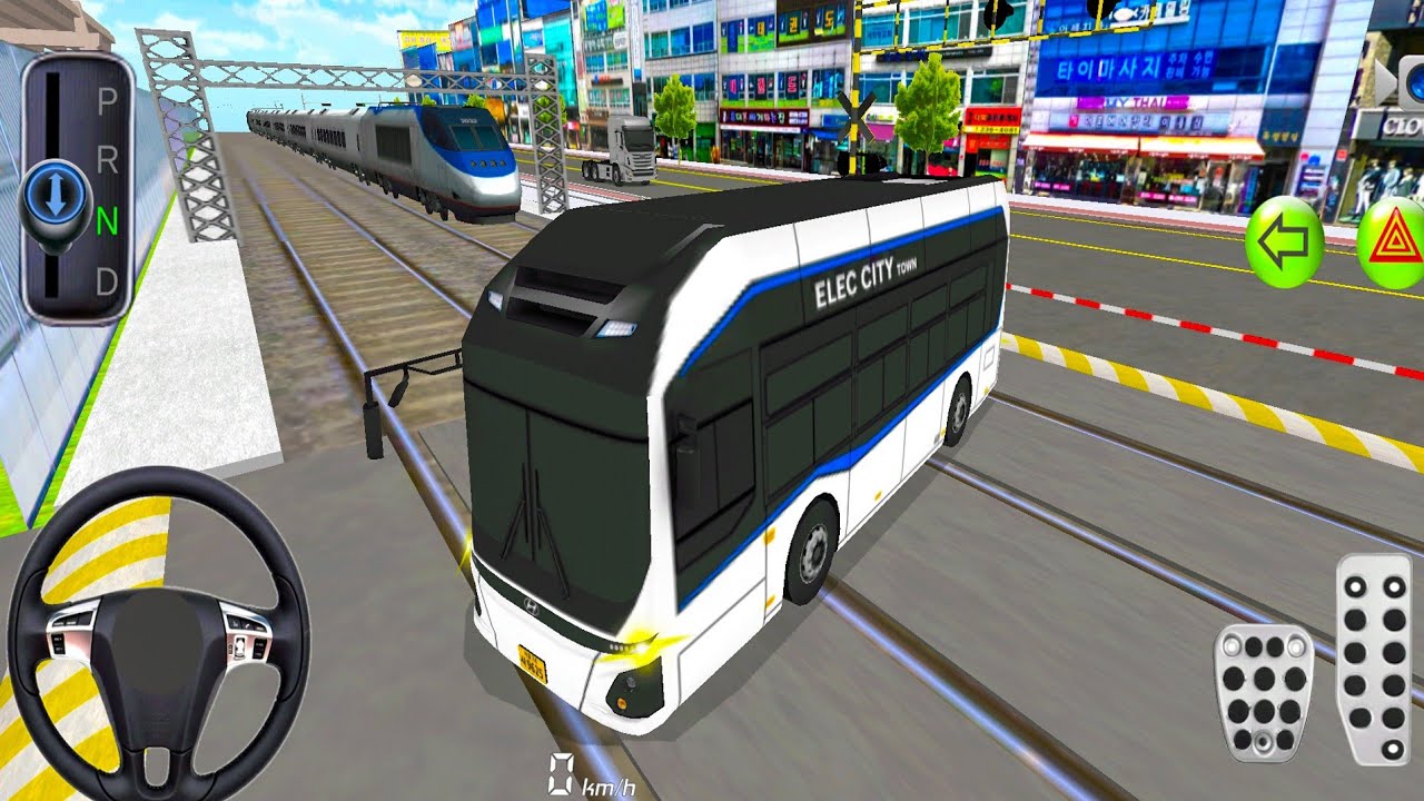 Brand New Ev Bus 🆚 Train 😱||3d Driving Class android game play video ...