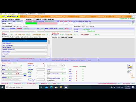 Easy Pathology Lab Add New & Order Culture Test - Best Medical ...