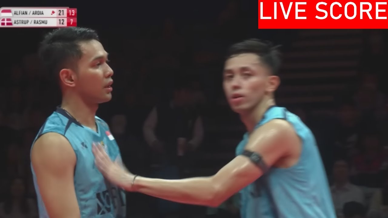 🔴Fajar Alfian/Muhammad Rian VS Kim Astrup/Anders Skaarup Singapore Open 2024 SEMIFINAL live ...