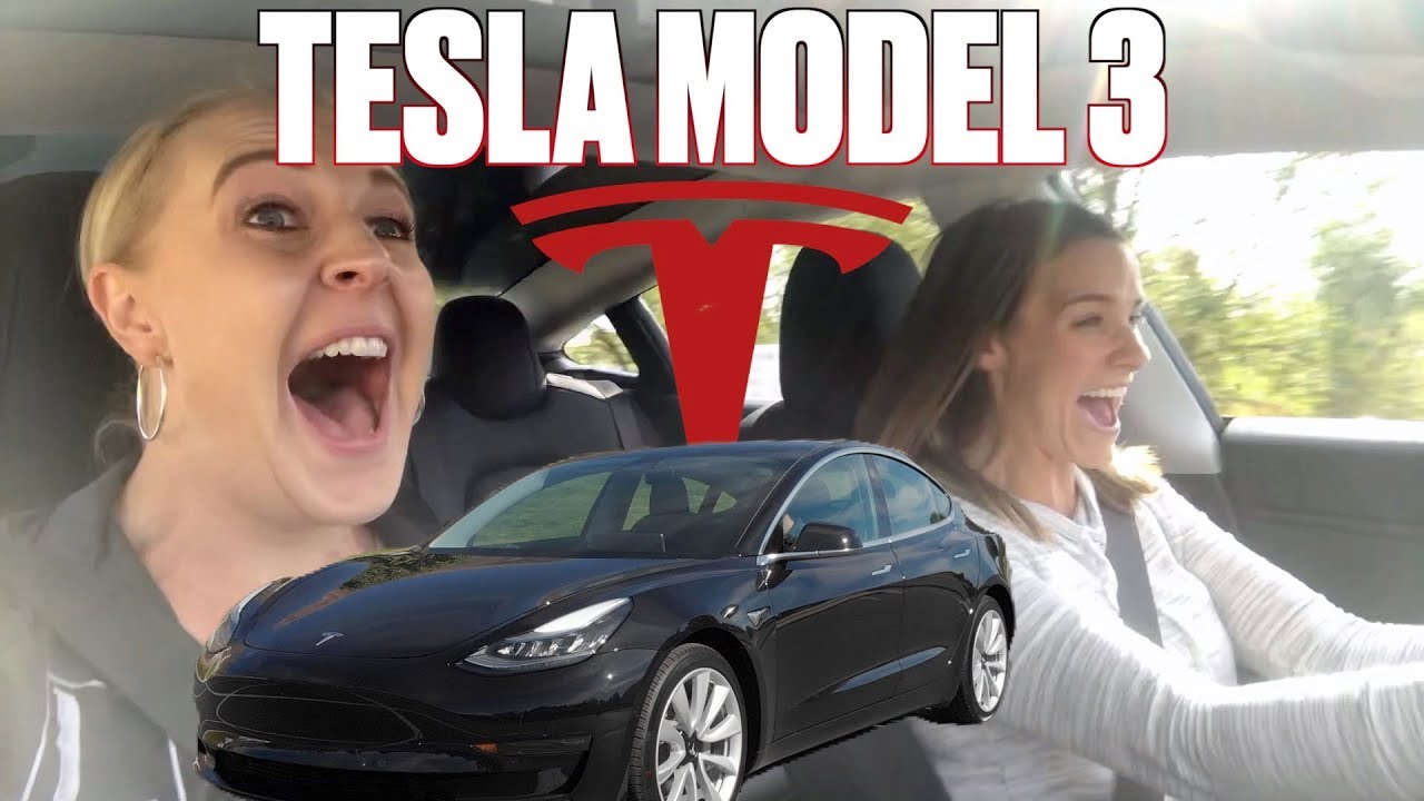 PICKING UP A BRAND NEW TESLA MODEL 3 | 0 to 60 AND SELF DRIVING TEST ...