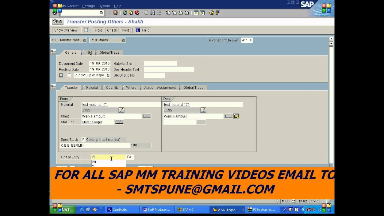 SMTSPUNE@GMAIL.COM - SAP MM CONFIGURATION CUSTOMIZATION ONLINE VIDEO ...