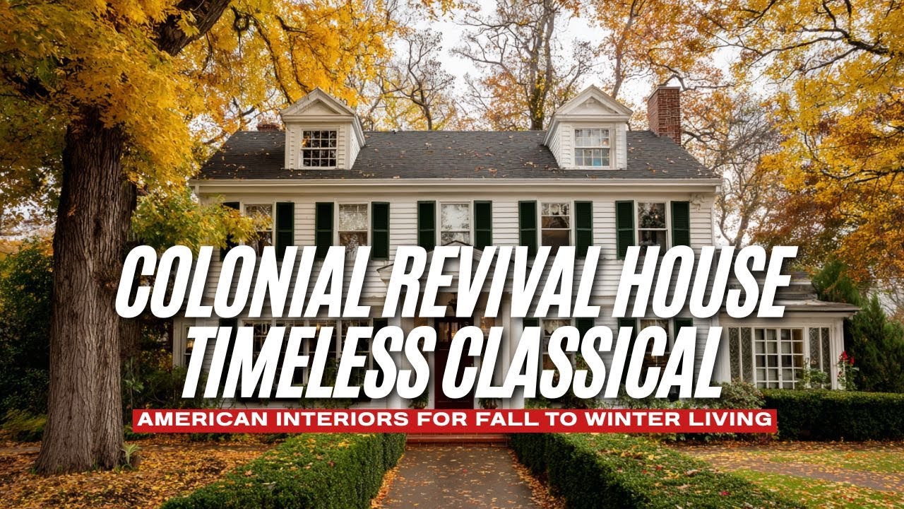 Colonial Revival House Timeless Classical American Interiors for Fall ...