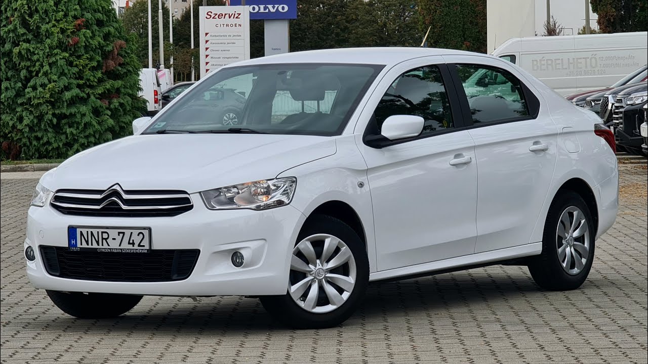 2016 Citroën C-Elysée Exclusive 1.6 VTi 115 Banquise White - YouTube