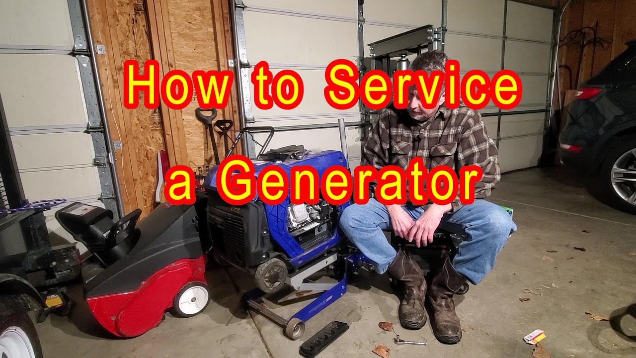 How to Service a Portable Generator - YouTube