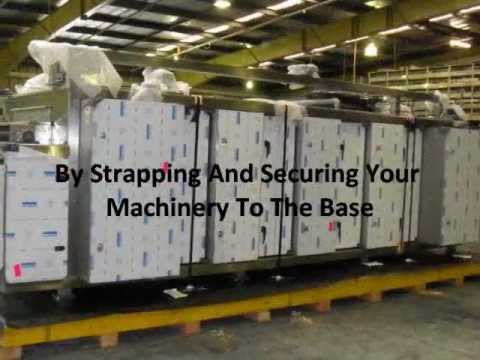 Heavy Machinery Crate Packing - We Come To You - YouTube