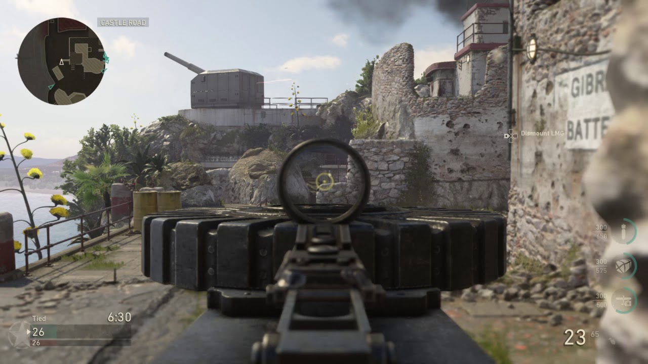 COD WW2 CAMPING AT ITS FINEST "LEWIS" LMG GAMEPLAY - YouTube