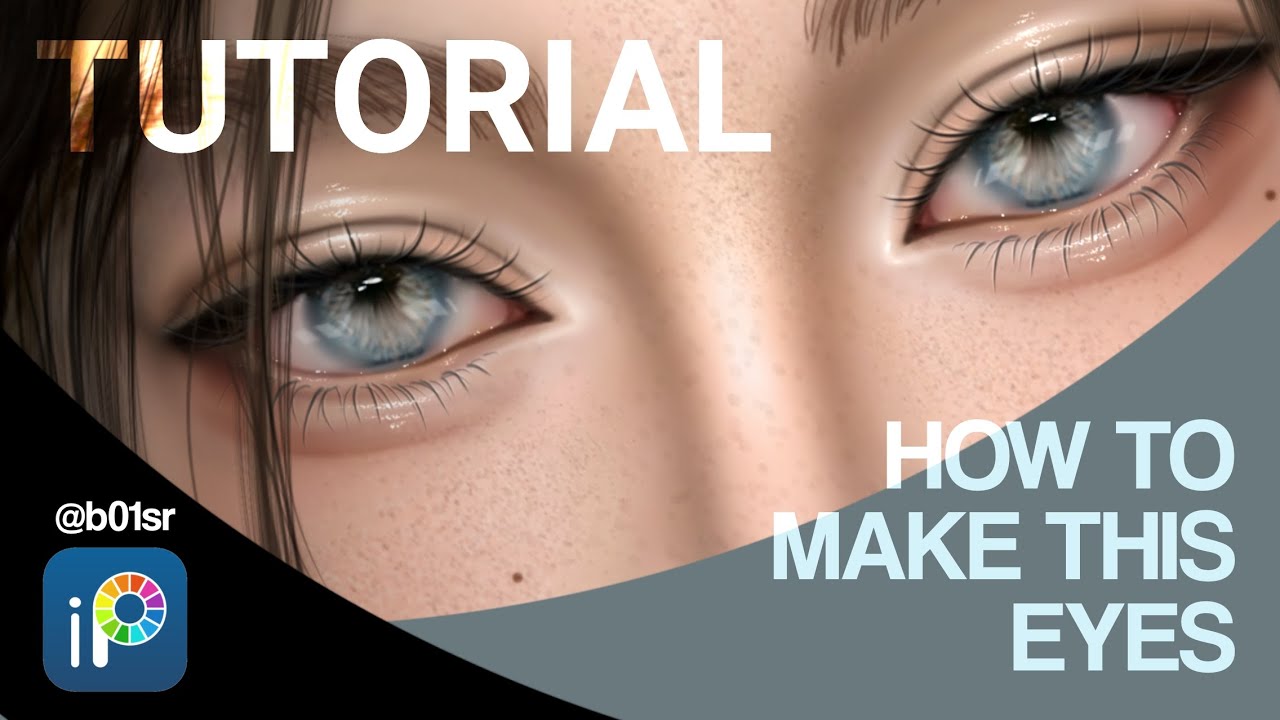TUTORIAL DE OJOS (VERSIÓN FEMENINA + BROCHAS PERSONALIZADAS INCLUÍDAS) Ibis Paint X | B01SR ...
