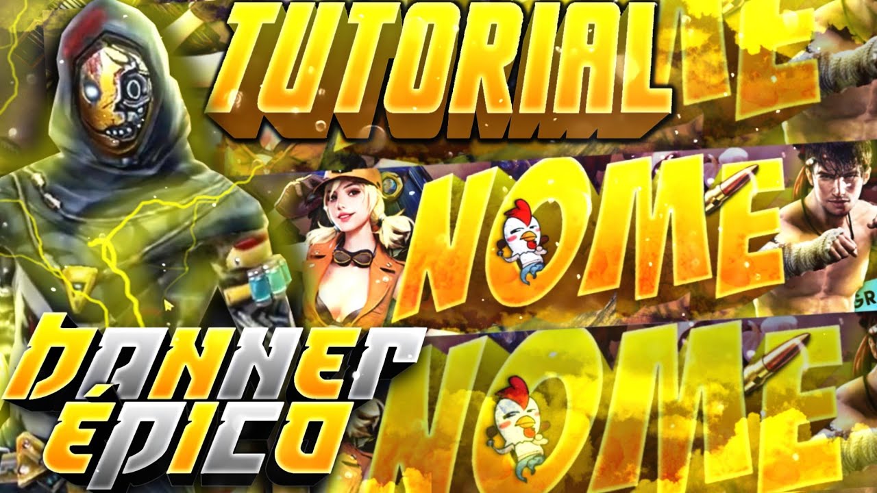 COMO FAZER BANNER ÉPICA DE FREE FIRE[PS touch -Pixel lab] - YouTube