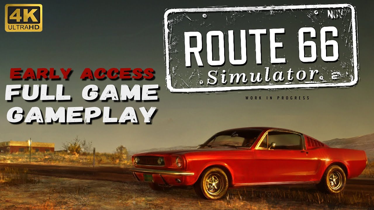 Route 66 Simulator Full Game Gameplay 4K - YouTube