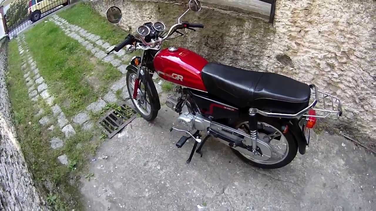 Chinese moped Zumico GR200 / Wonjan WJ50 overview and engine sound HD ...
