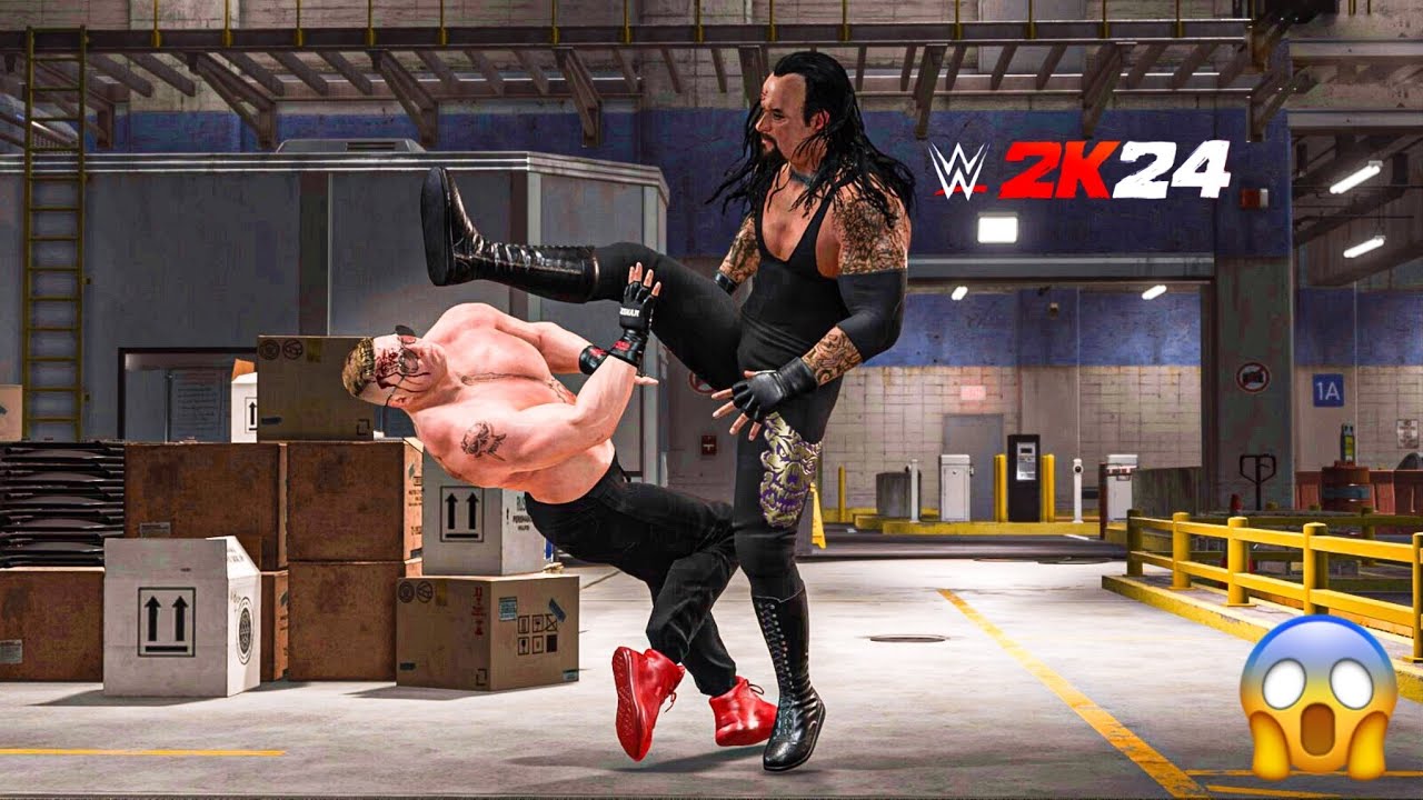 The Undertaker DELIVERS Big Boot to Brock Lesnar – WWE Shocking Moment ...