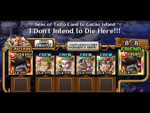 (OPTC) Seas of Totto Island to Cacao Island Playthrough!! [2x Jack team ...
