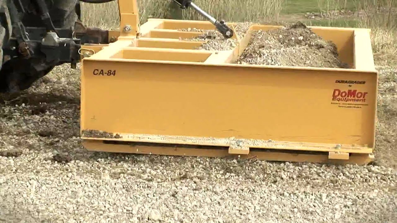 Commercial Adjustable Dura-Grader - YouTube