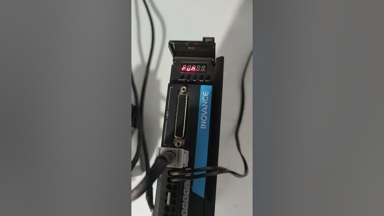 Cách Jog servo inovance SV660P - YouTube