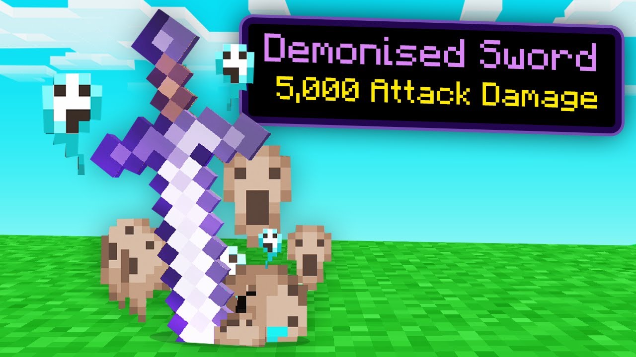 i crafted the minecraft demon sword.. - YouTube