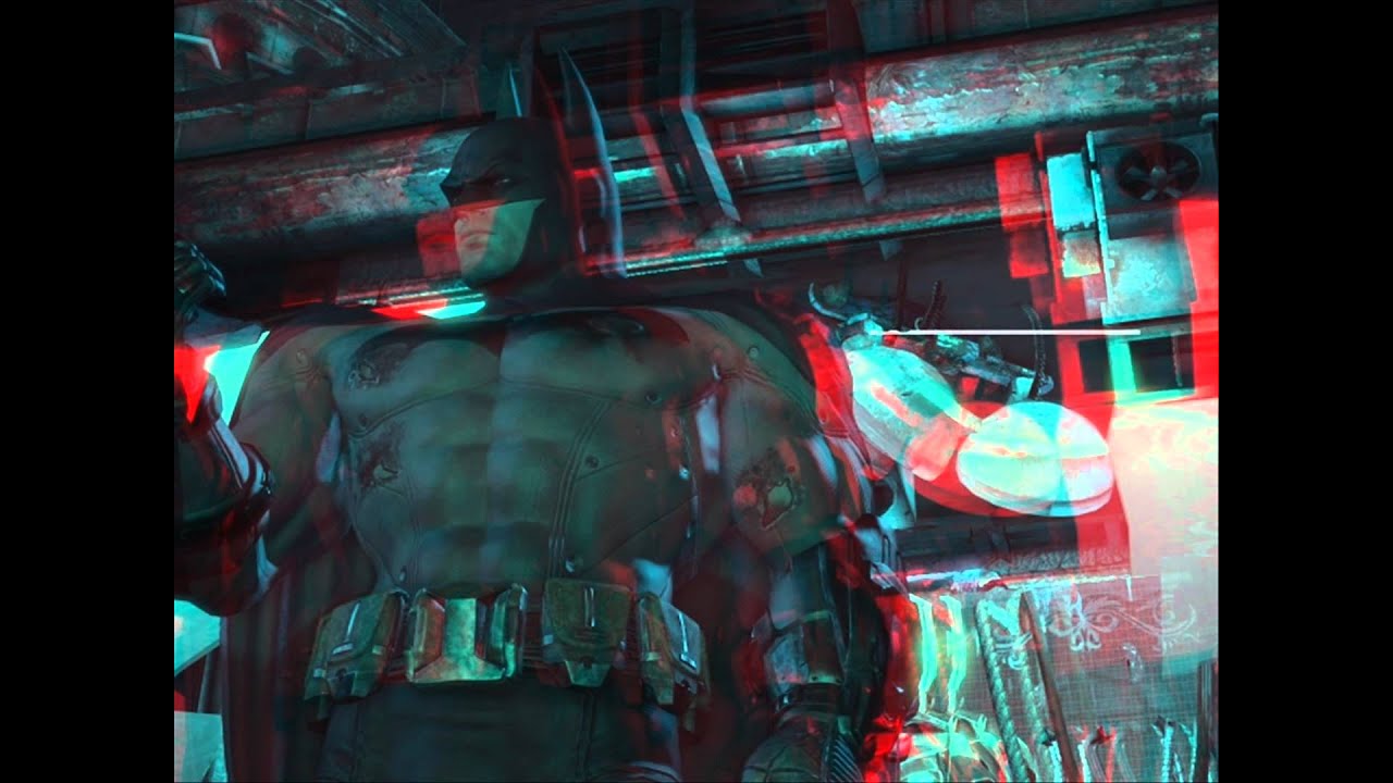 Batman Arkham City w 3D (anaglyf red/cyan) Moja kompilacja!!! 1080p ...