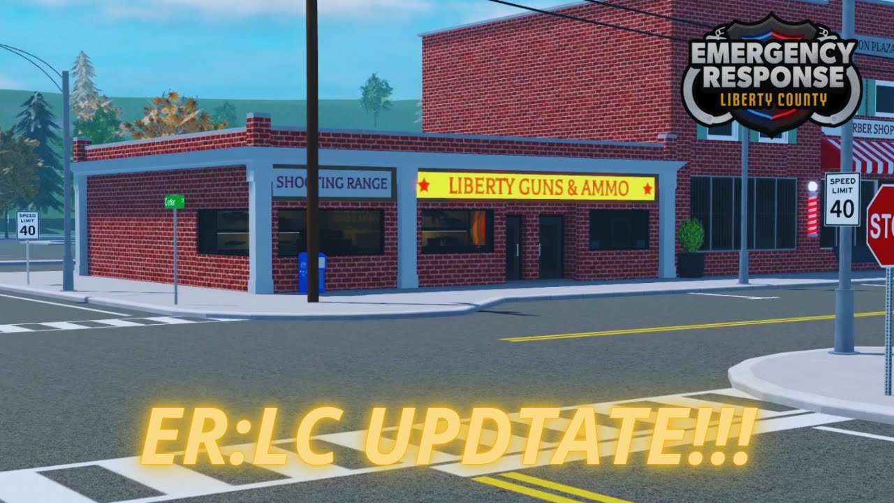 ER:LC Update - FD Station, Gun store, Roundabout and more!! - YouTube