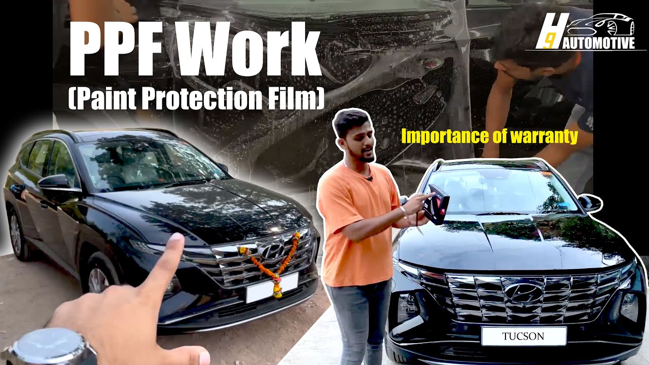 HYUNDAI TUCSON protected with PPF Film + Ceramic Coating + CARCAT | H9 ...