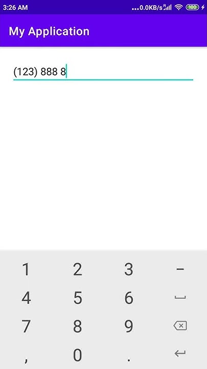 Masking EditText using InputFilter in Android - YouTube