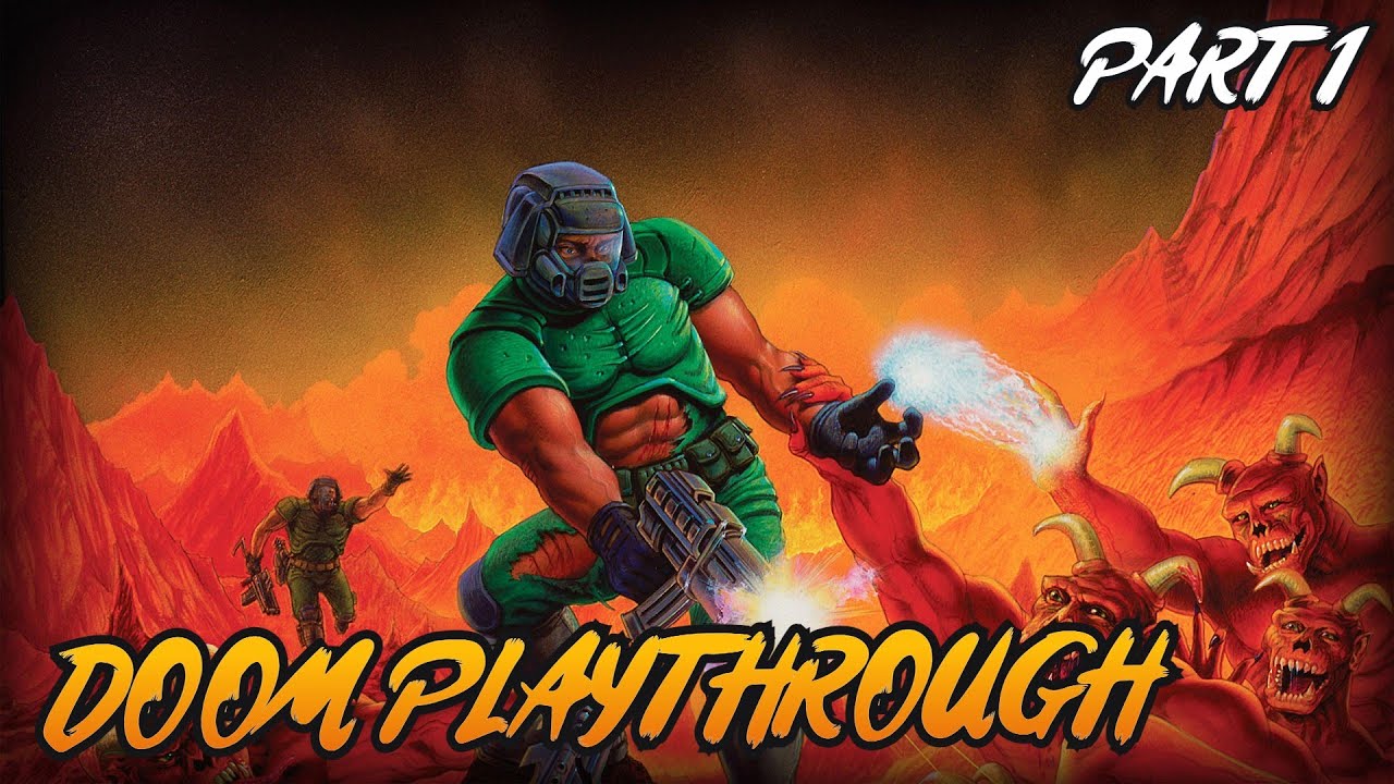 DOOM (1993) PLAYTHROUGH PART 1 - Playing DOOM for the first time in ...