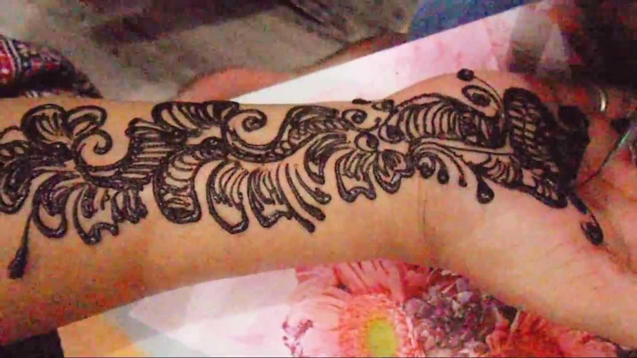 Learn Step By Step Henna Mehendi Art For Hand-Full Hand Arabic Mehndi ...
