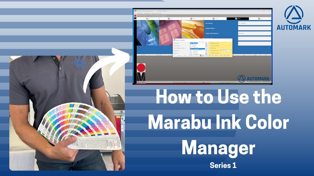 How to Use the Marabu Ink Color Manager to Custom Mix Ink - Series - 1 ...