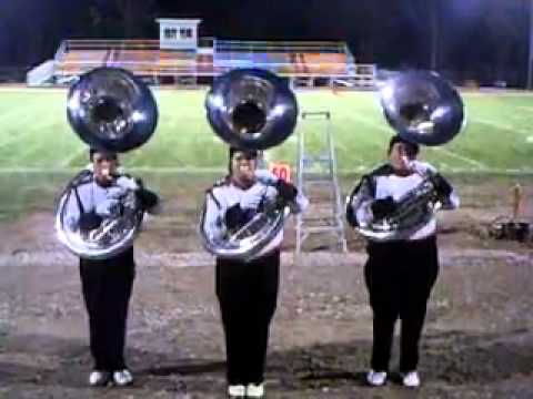 Snake Pit Brookside Cardinal Marching Band Tubas - YouTube