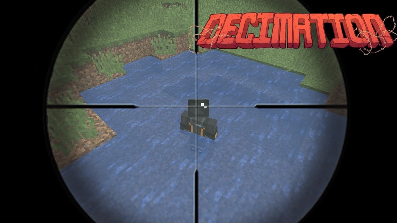 DUEL DE SNIPER ET A LA RECHERCHE D'UN GLIDER! - Minecraft Decimation #2 - YouTube