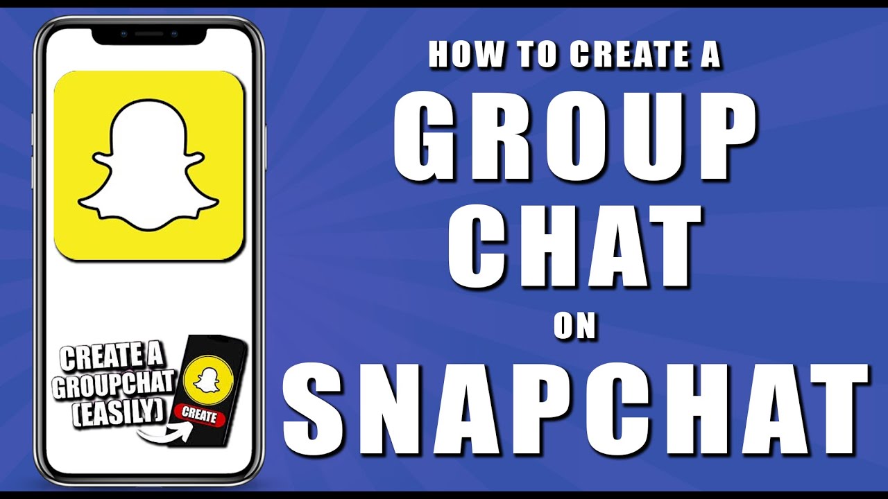 How to create a group chat on snapchat (2024) - YouTube