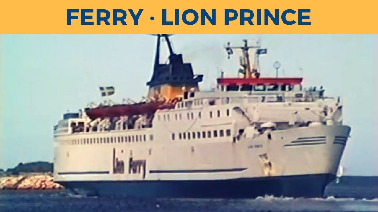 Classic Ferry Video 1996 - Departure of ferry LION PRINCE in Grenaa ...