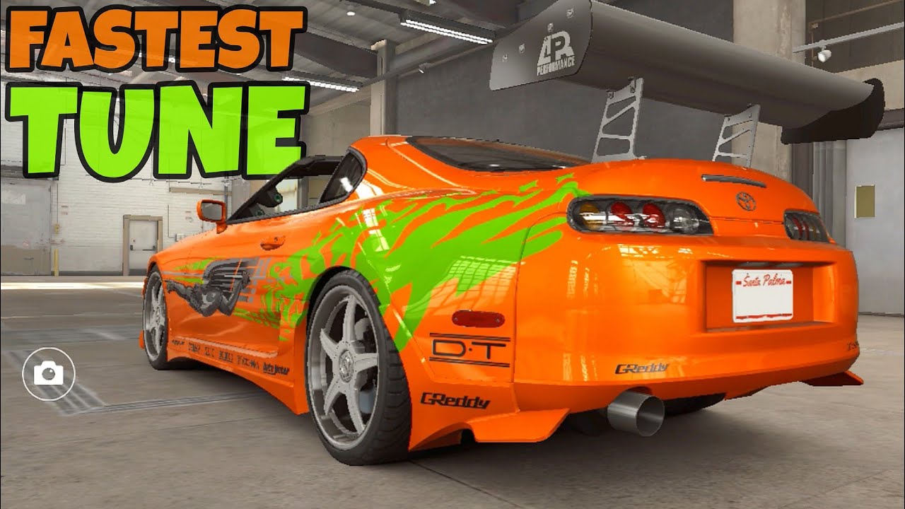 CSR2 Toyota Supra Aerotop Fastest Tune & Shift Pattern - YouTube