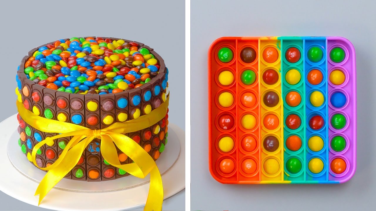 Pop It Fidget Makes Chocolate Cakes | Chocolate Cake Decorating Ideas ...