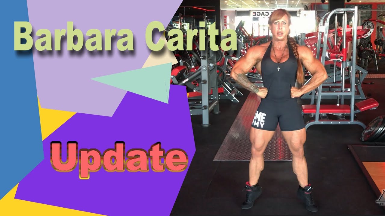 Female Bodybuilder Barbara Carita - Update, 5 weeks out - YouTube