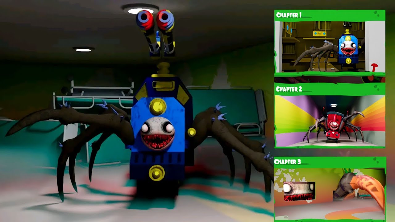 All Chapter - Spider Train Monster Survival Full gameplay - YouTube