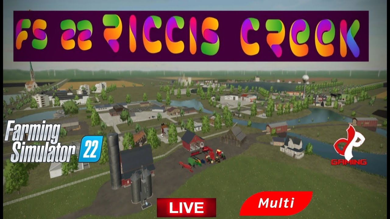 fs22 : ( live -direct ) map riccis creek : produit TP / usine ...